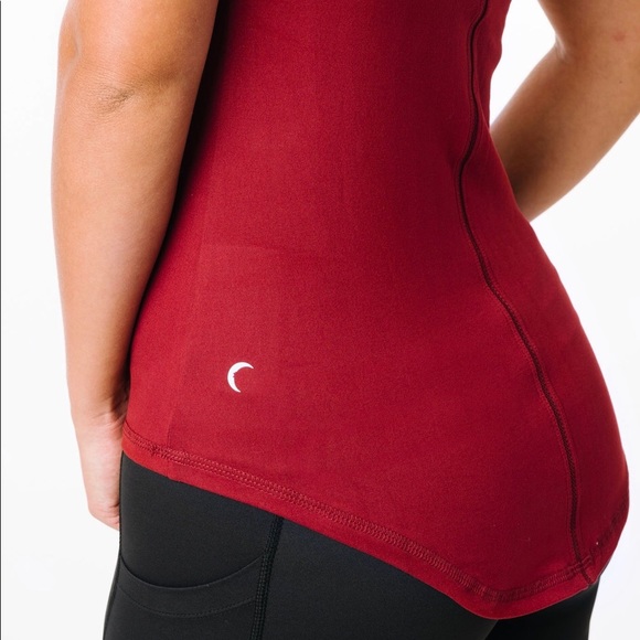 ZYIA | Tops | Zyia Cranberry Effortless Tank | Poshmark